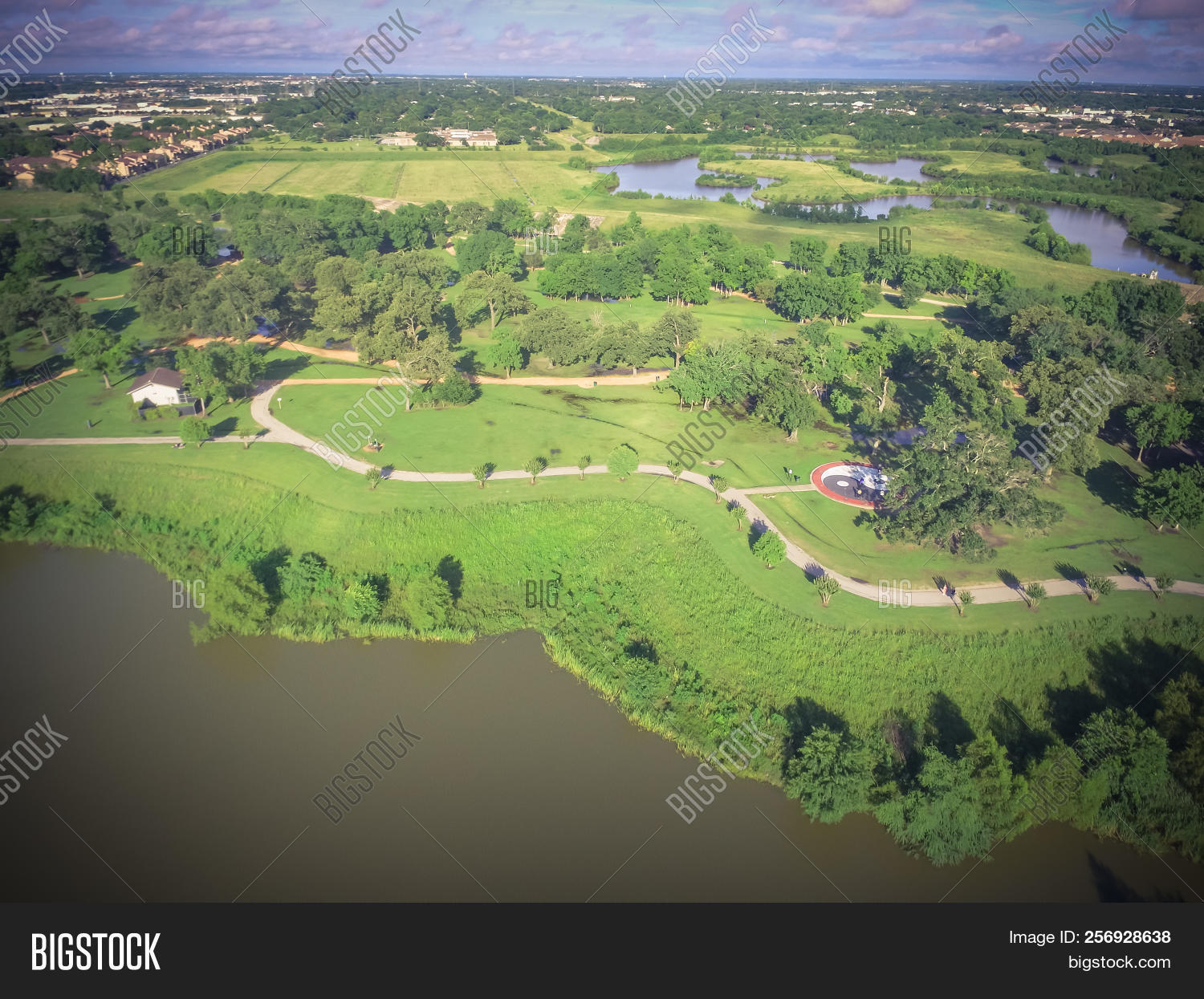 Top View Lakeside Image & Photo (Free Trial) | Bigstock