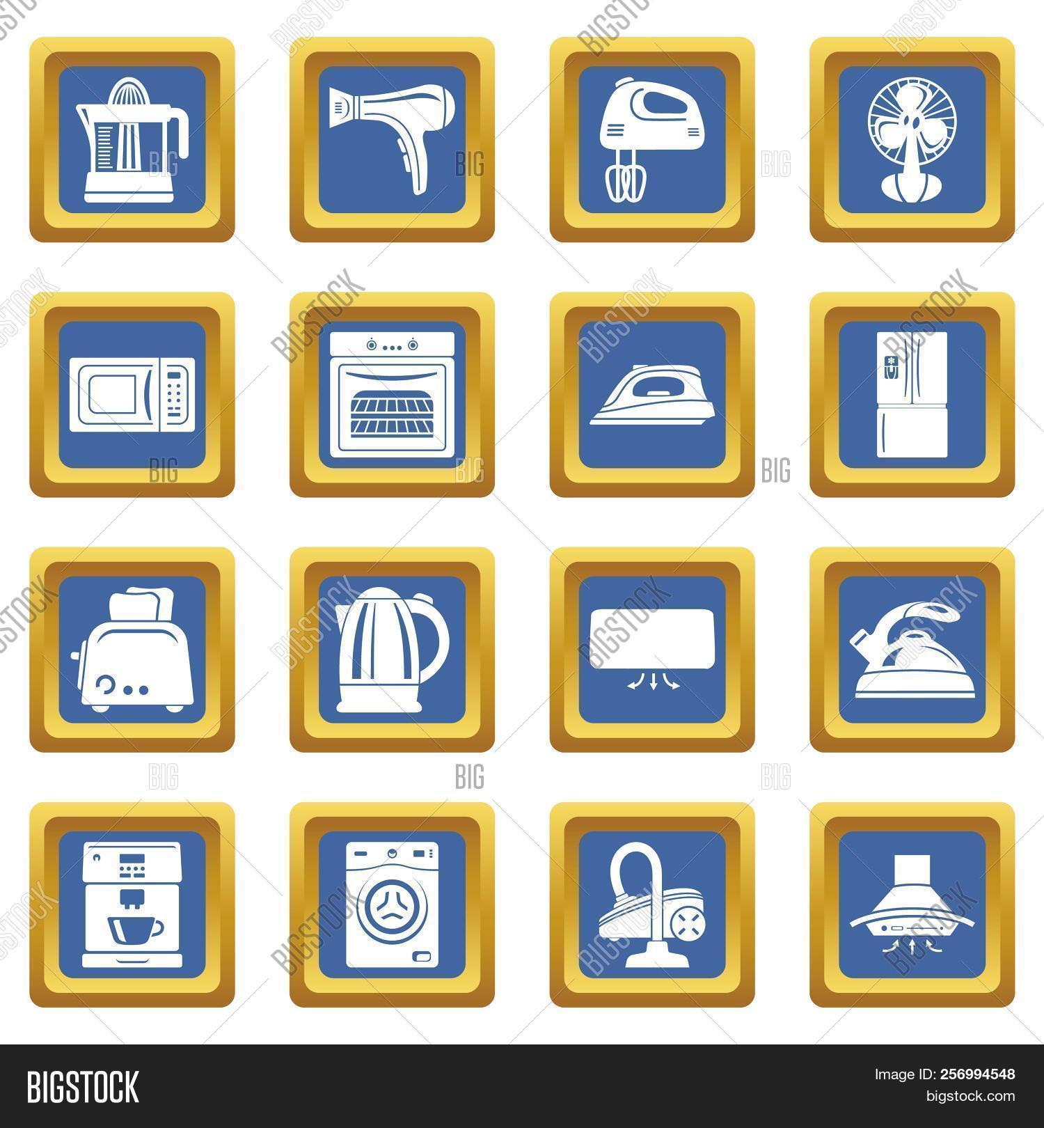 House Appliance Icons Image & Photo (Free Trial) | Bigstock