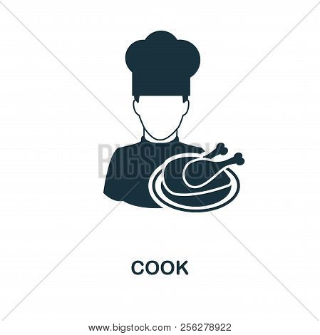 Cook Icon. Monochrome Image & Photo (Free Trial) | Bigstock