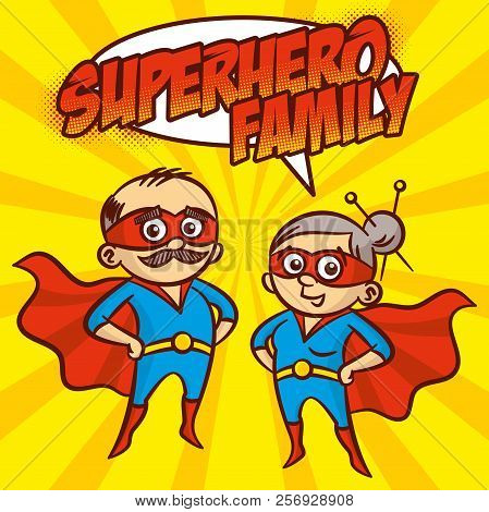 Superhero Family Vector & Photo (Free Trial) | Bigstock