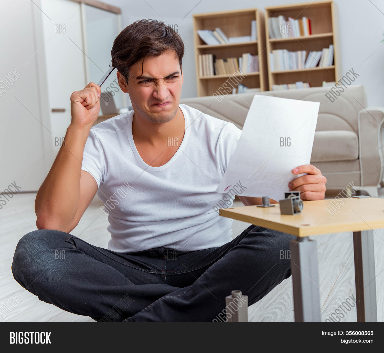 Man Assembling Image & Photo (Free Trial) | Bigstock