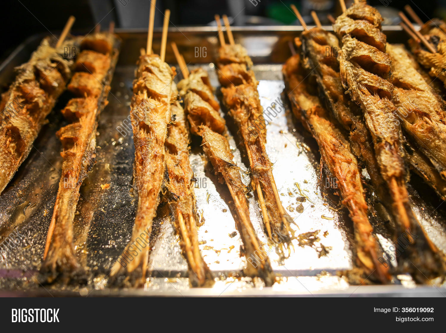 Grilled Fish On Wooden Image & Photo (Free Trial) | Bigstock