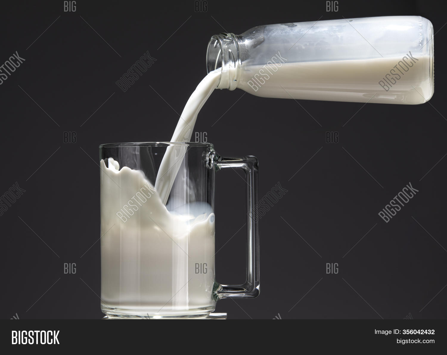 Milk Stream Pouring Image & Photo (Free Trial) | Bigstock