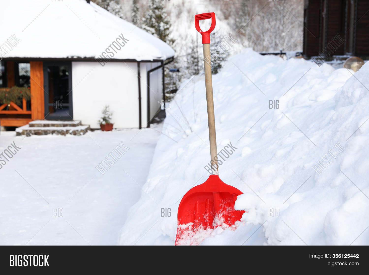 Red Shovel Large Image & Photo (Free Trial) | Bigstock