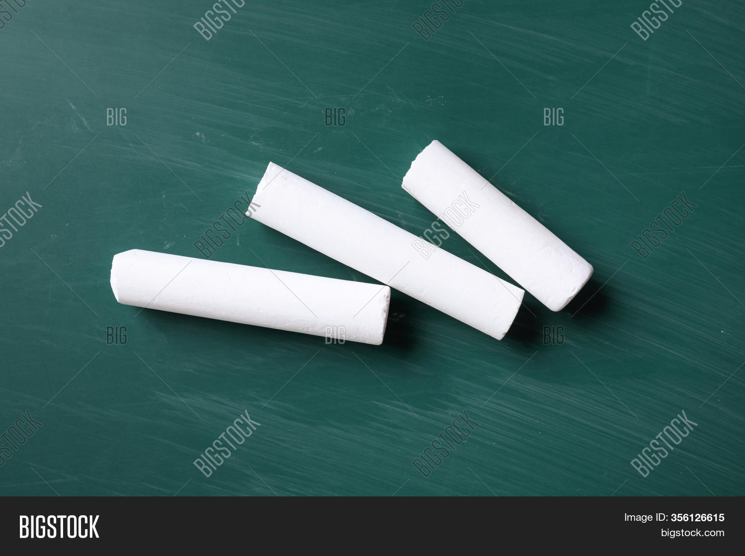 Pieces White Chalk On Image & Photo (Free Trial) | Bigstock