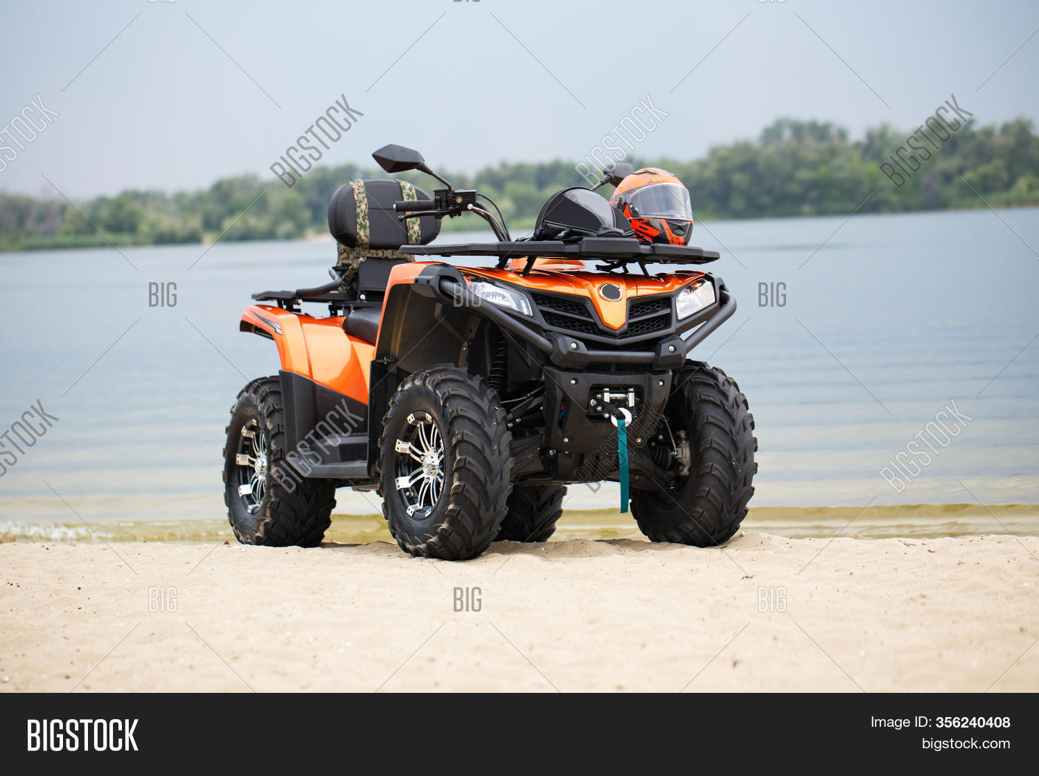 Yellow Atv On Beach. Image & Photo (Free Trial) | Bigstock