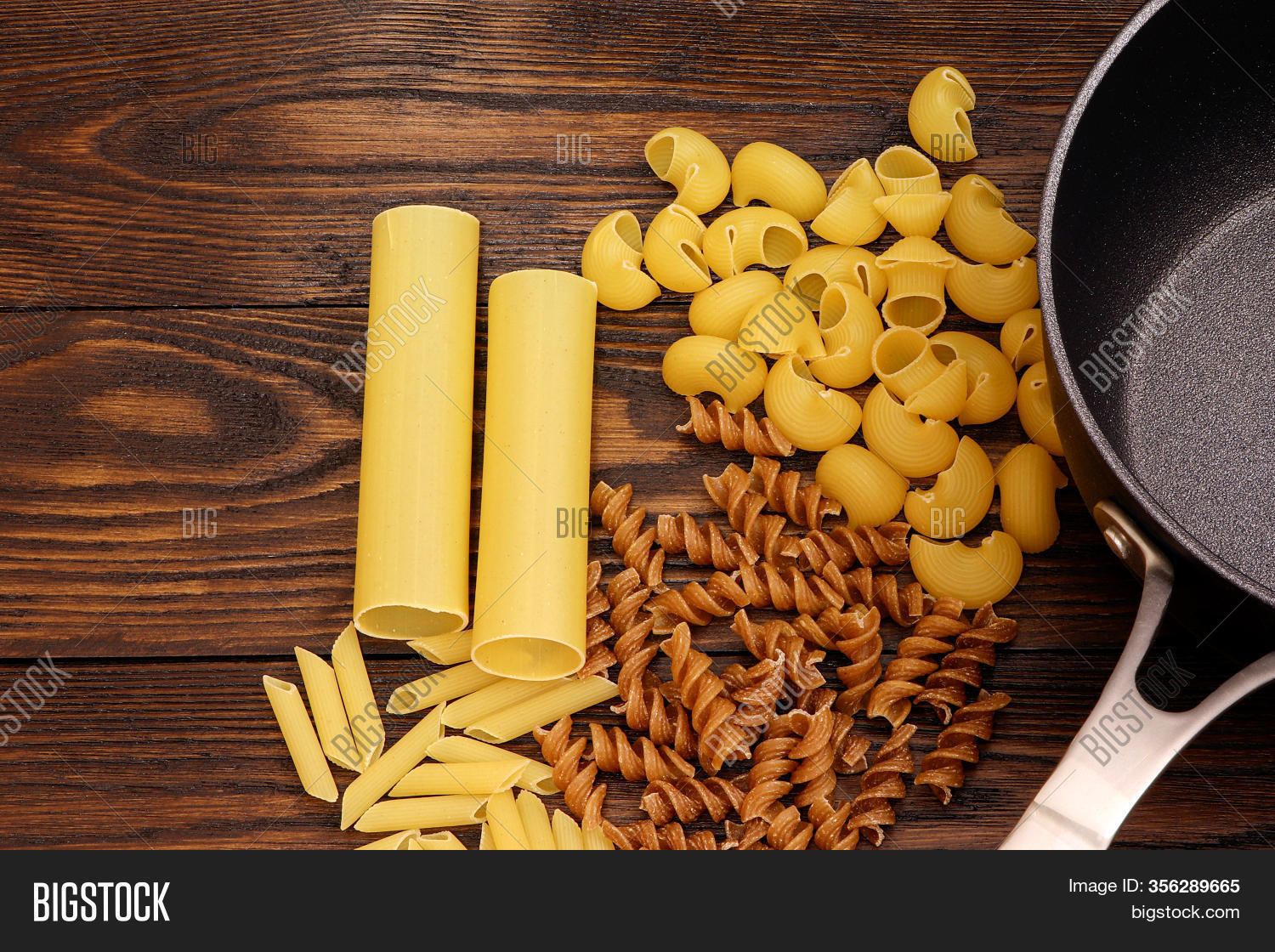 Various Uncooked Pasta Image & Photo (Free Trial) | Bigstock