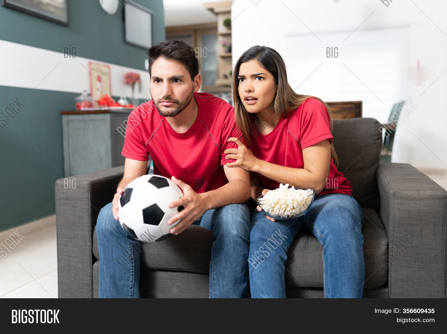 Watching Soccer At Home
