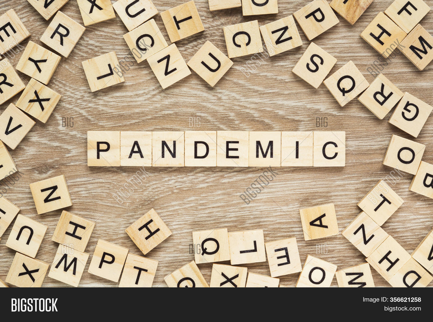 Word "pandemic" Spelt Image & Photo (Free Trial) | Bigstock