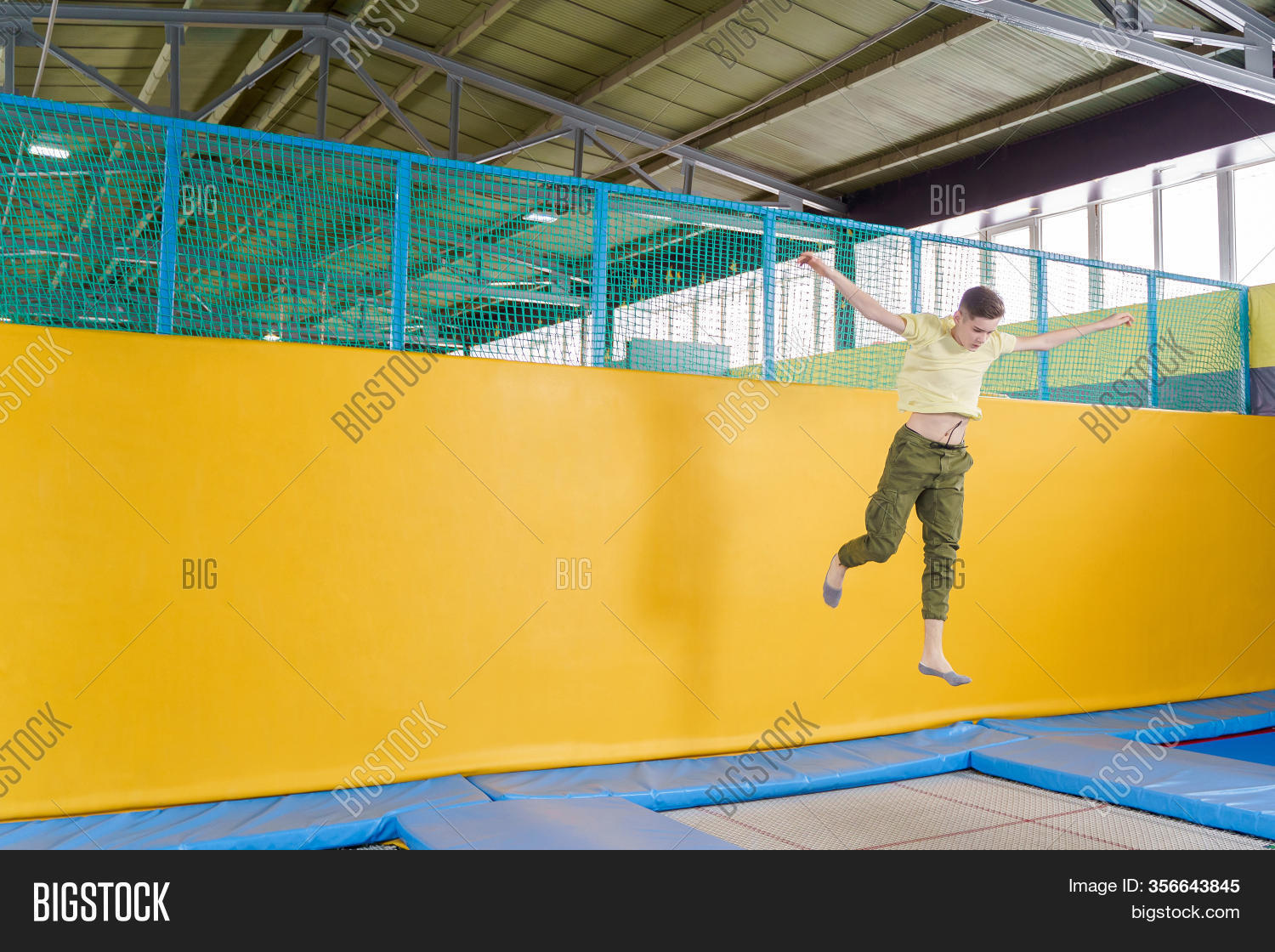 Teenage Boy Jumping On Image & Photo (Free Trial) | Bigstock