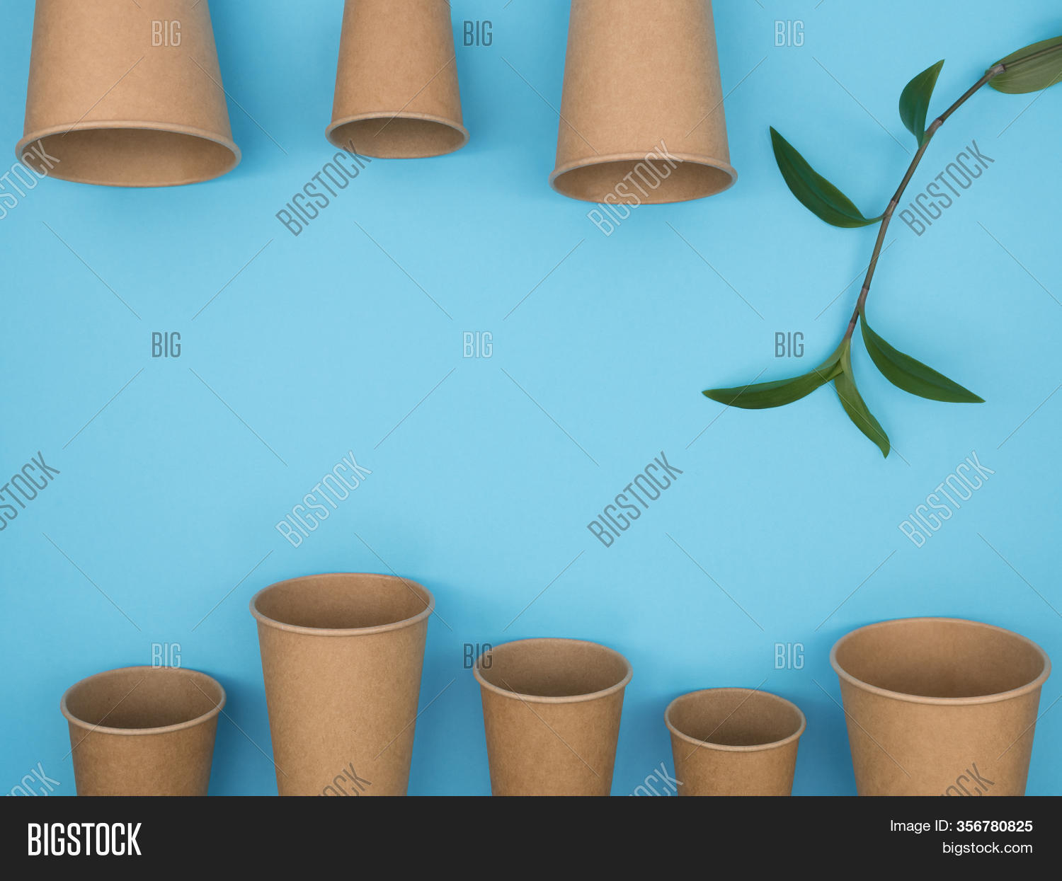Green Paper Cups. Eco- Image & Photo (Free Trial) | Bigstock