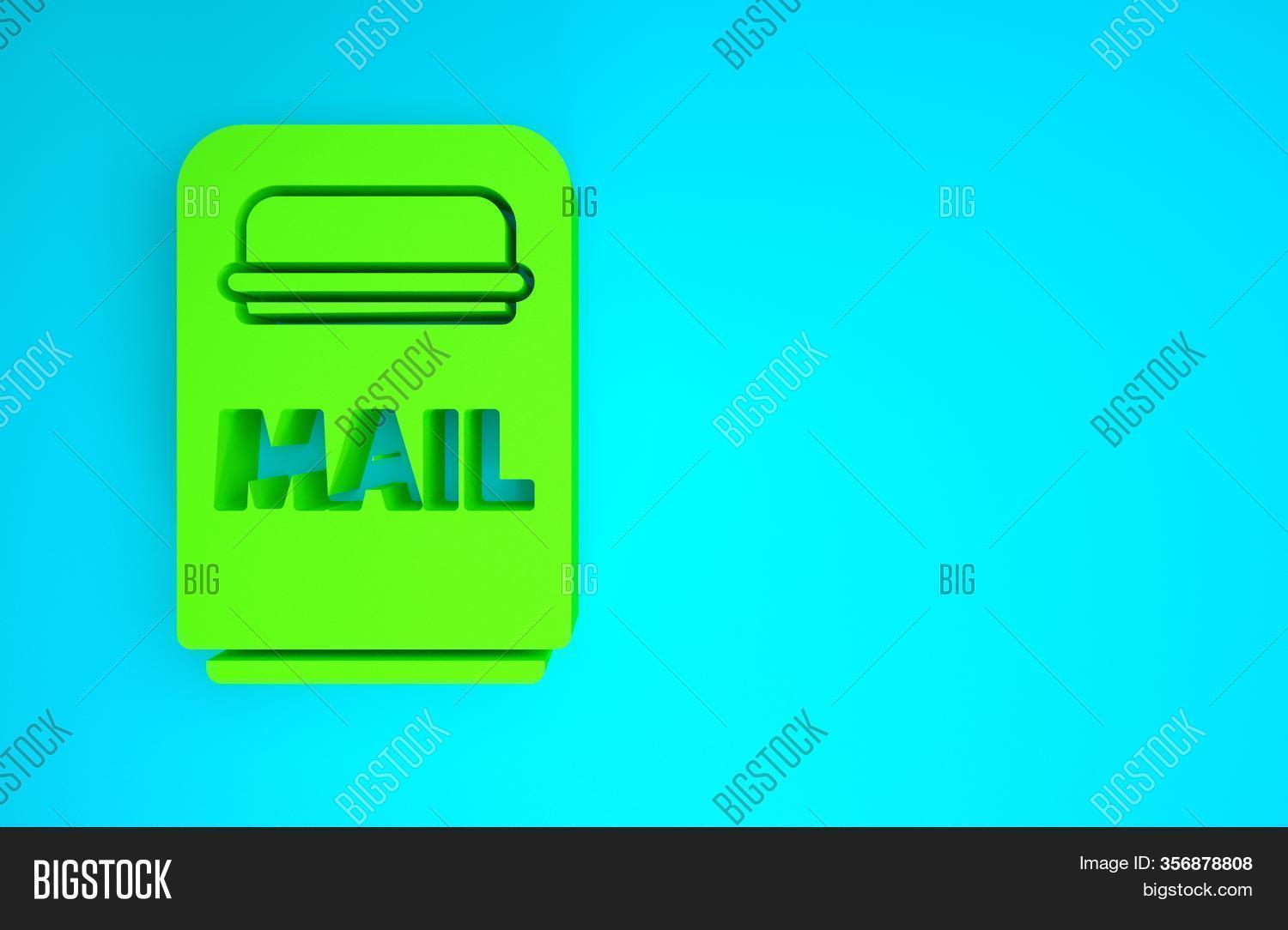 Green Mail Box Icon Image & Photo (Free Trial) | Bigstock