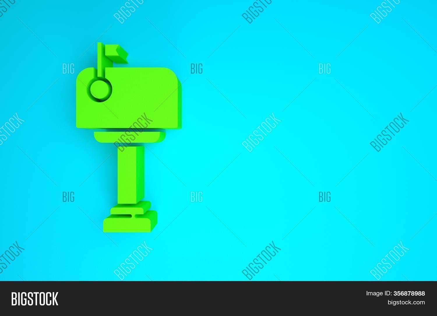 Green Mail Box Icon Image & Photo (Free Trial) | Bigstock