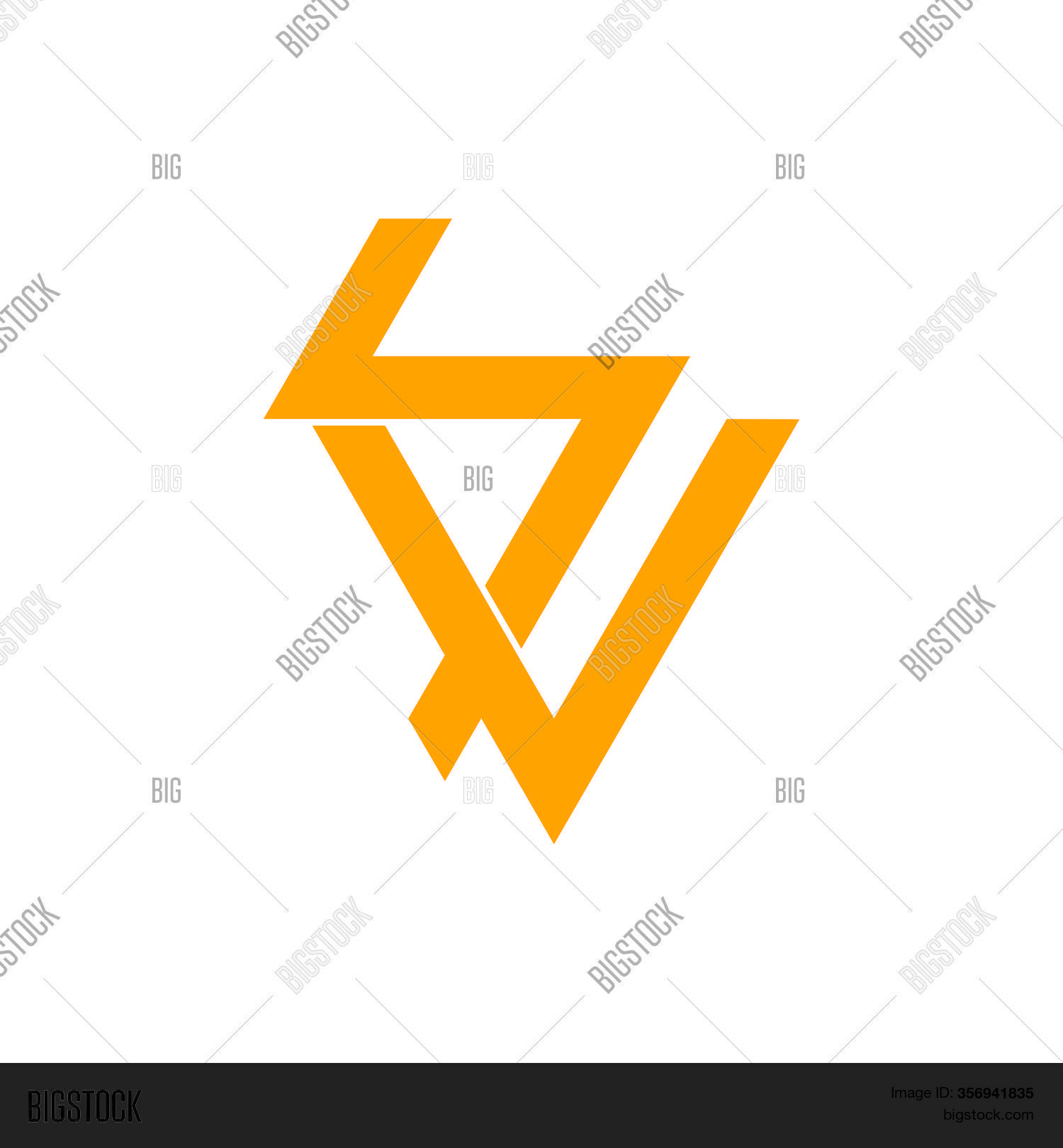 Abstract Letter Sv Vector & Photo (Free Trial) | Bigstock