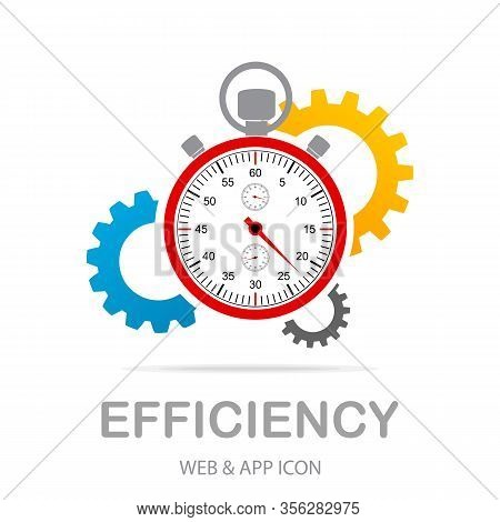 Efficiency Icon Vector & Photo (Free Trial) | Bigstock
