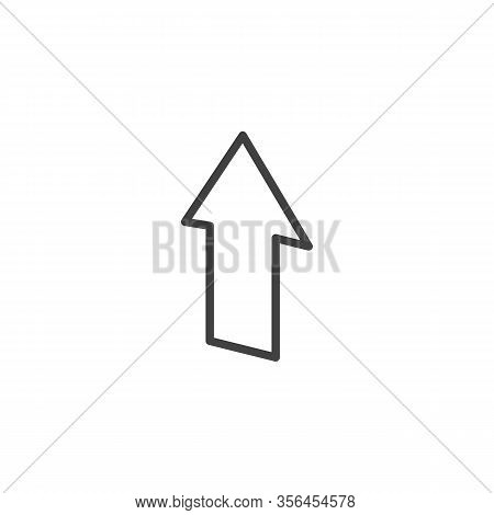 Arrow Line Icon. Vector & Photo (Free Trial) | Bigstock