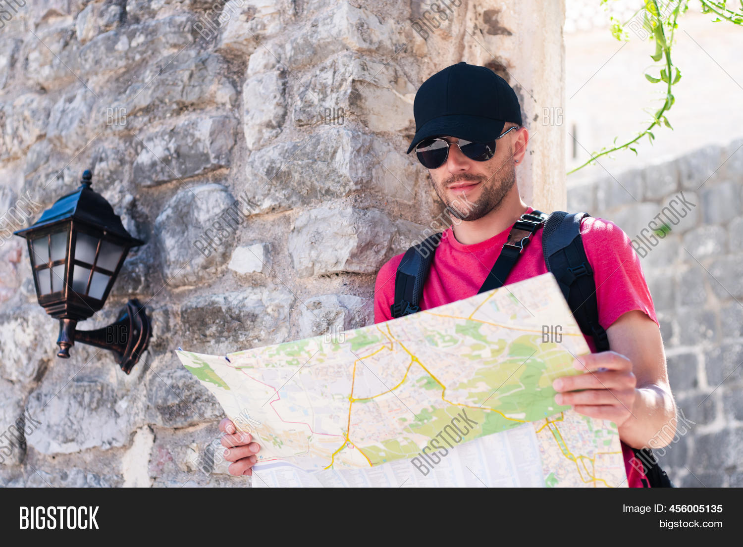 Man Tourist Cap Image & Photo (Free Trial) | Bigstock