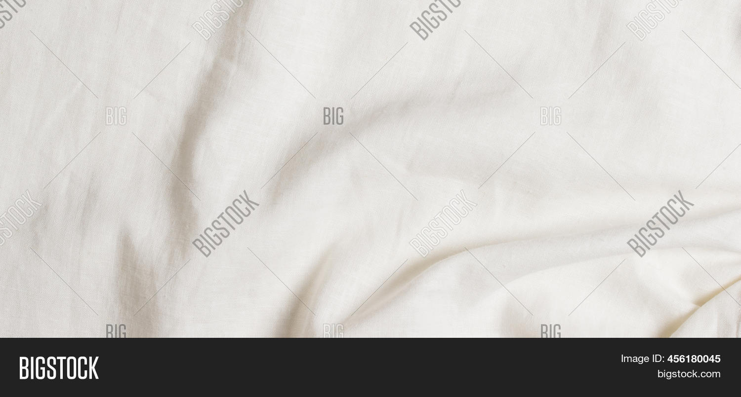 White Crumpled Linen Image & Photo (Free Trial) | Bigstock