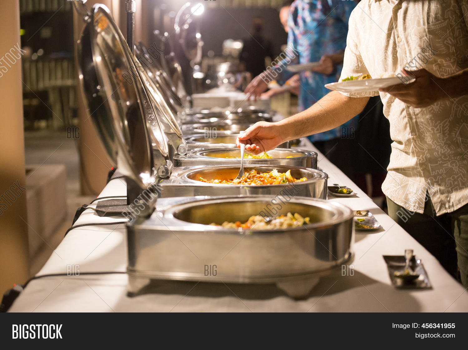 People Scooping Food Image & Photo (Free Trial) | Bigstock