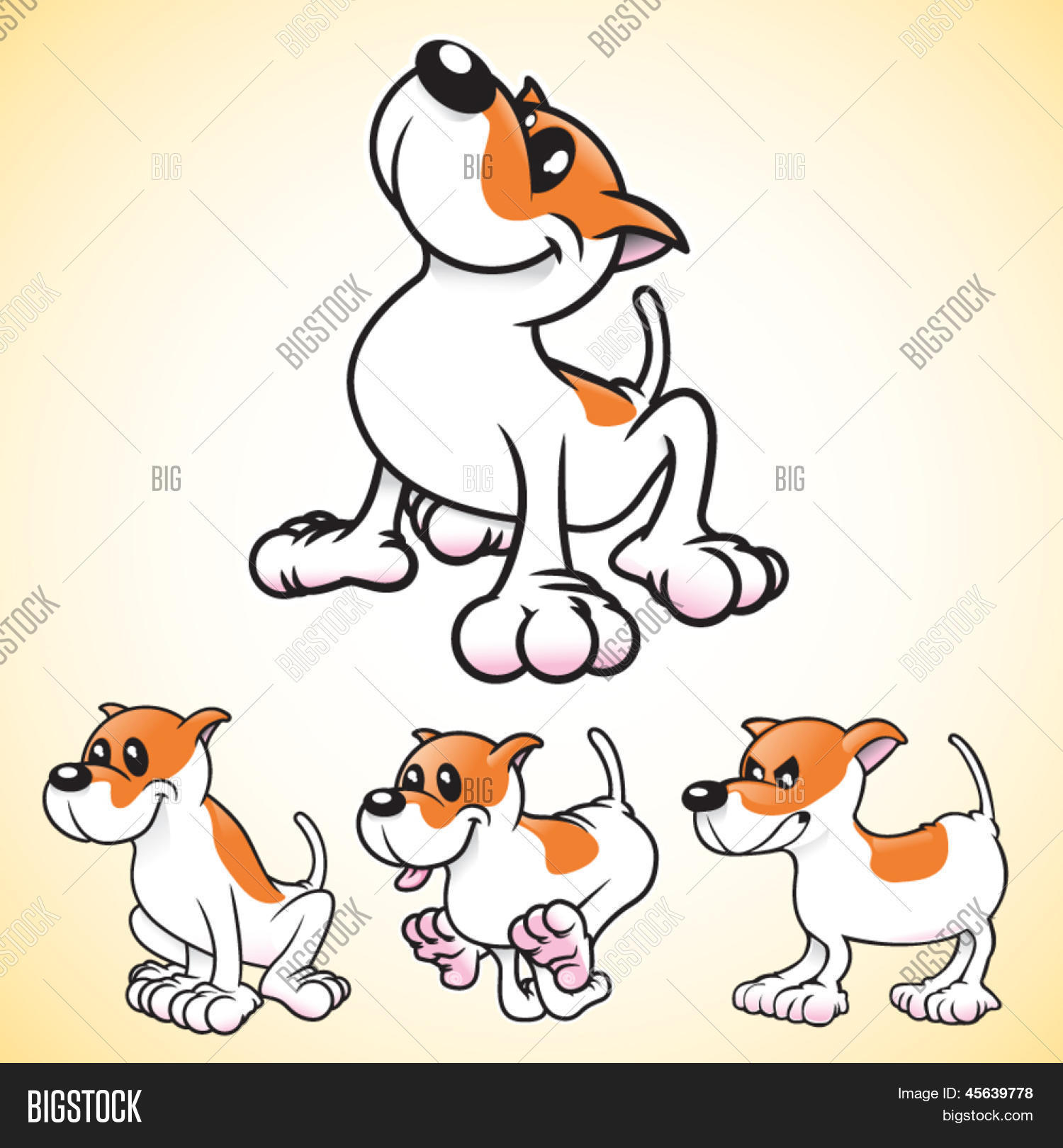 Cartoon Vector Dogs Vector & Photo (Free Trial) | Bigstock