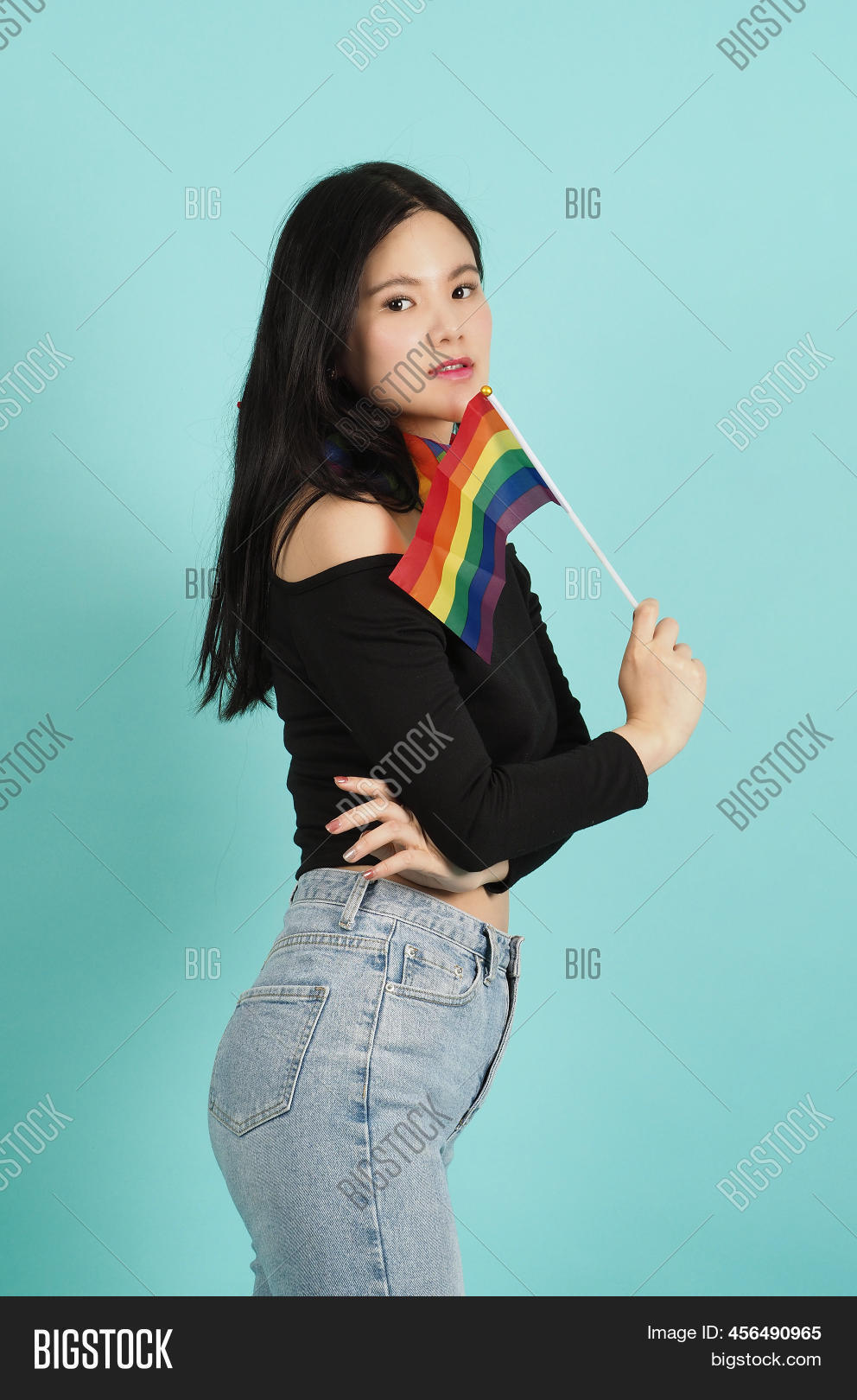 Lgbtq Woman Holding Image & Photo (Free Trial) | Bigstock