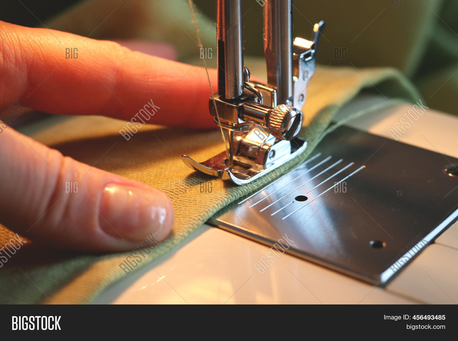 Seamstress Sews Image & Photo (Free Trial) | Bigstock