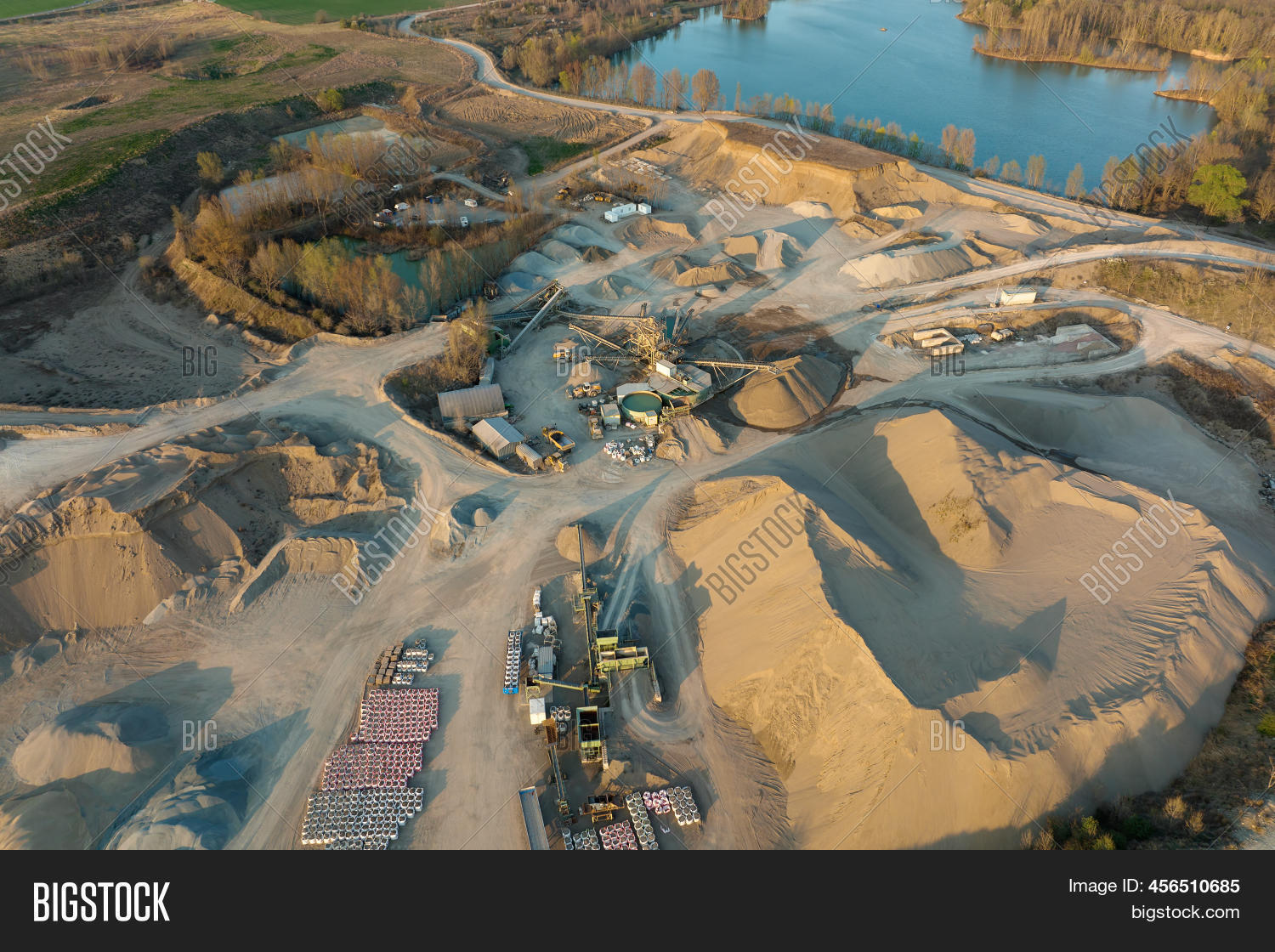 Aerial View Open Pit Image & Photo (Free Trial) | Bigstock