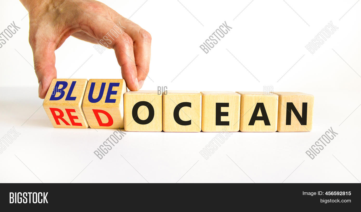 Blue Red Ocean Symbol Image & Photo (Free Trial) | Bigstock