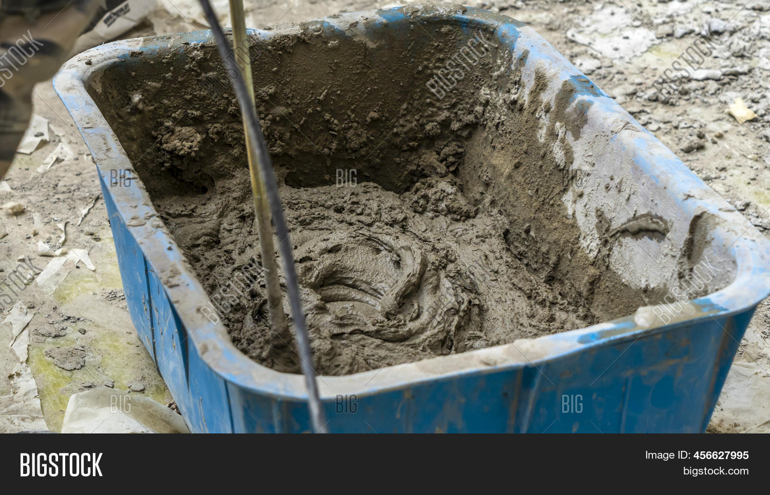 Mixing Tile Adhesive Image & Photo (Free Trial) | Bigstock