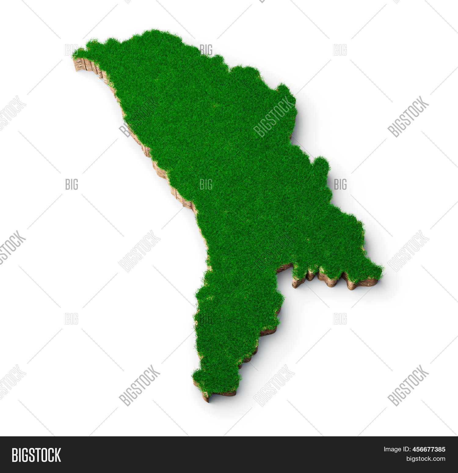 Moldova Map Soil Land Image & Photo (Free Trial) | Bigstock