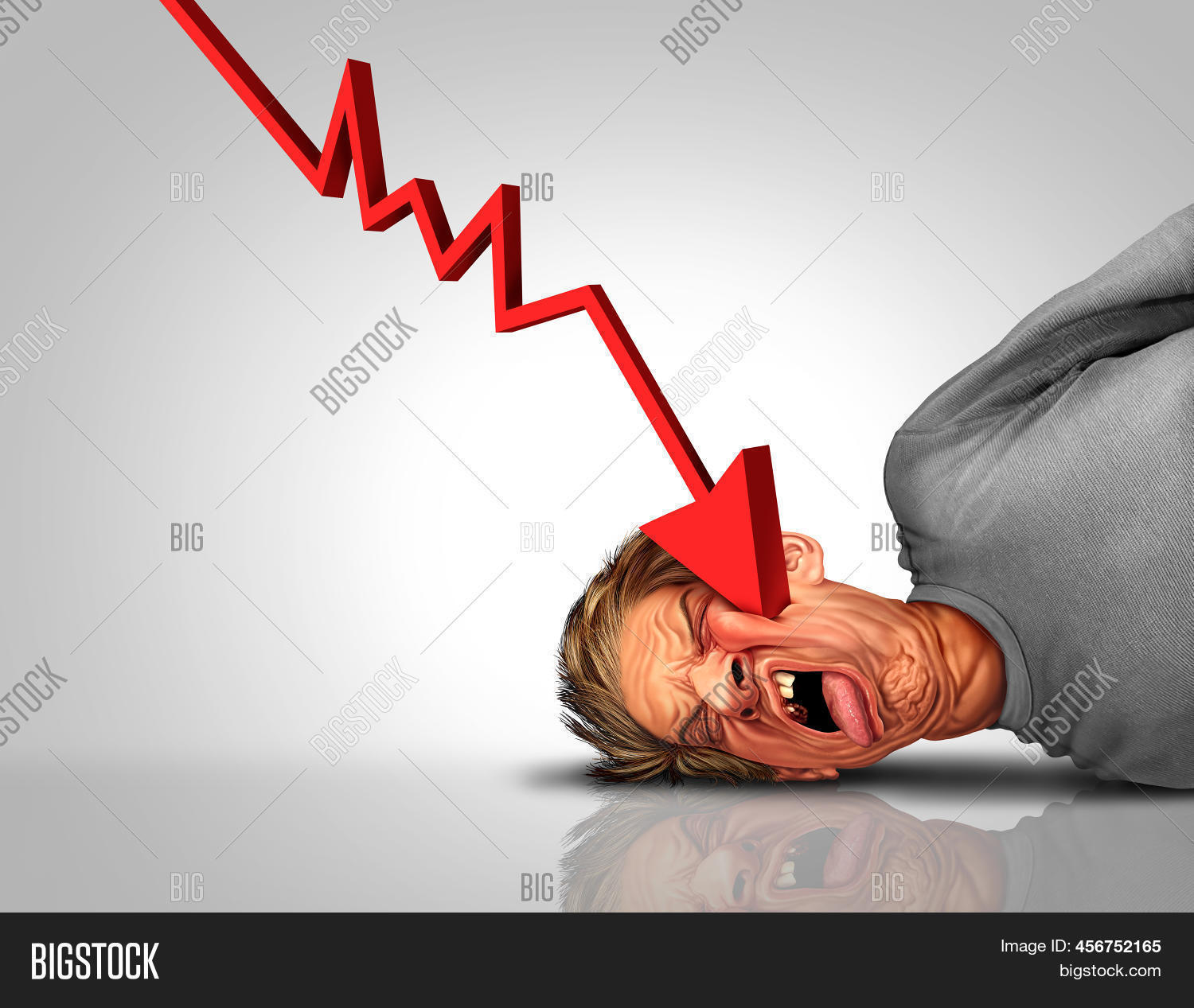Recession Pain Painful Image & Photo (Free Trial) | Bigstock