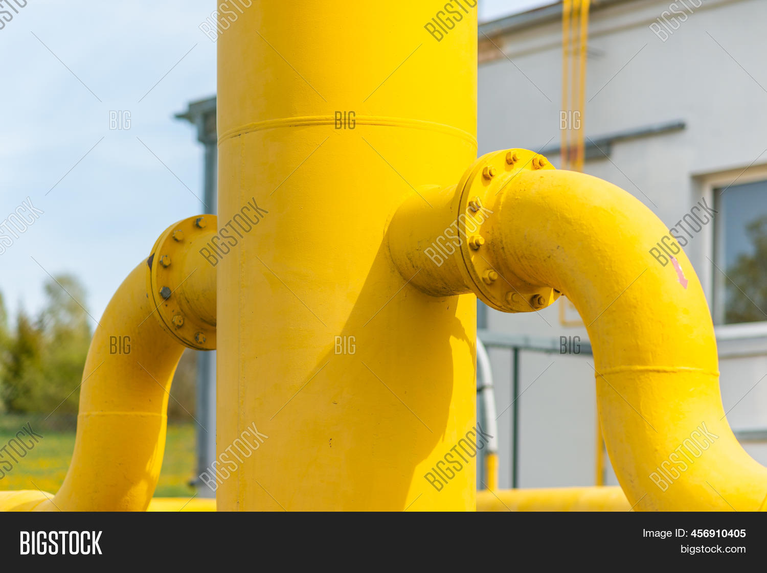 Two Black Yellow Gas Image & Photo (Free Trial) | Bigstock