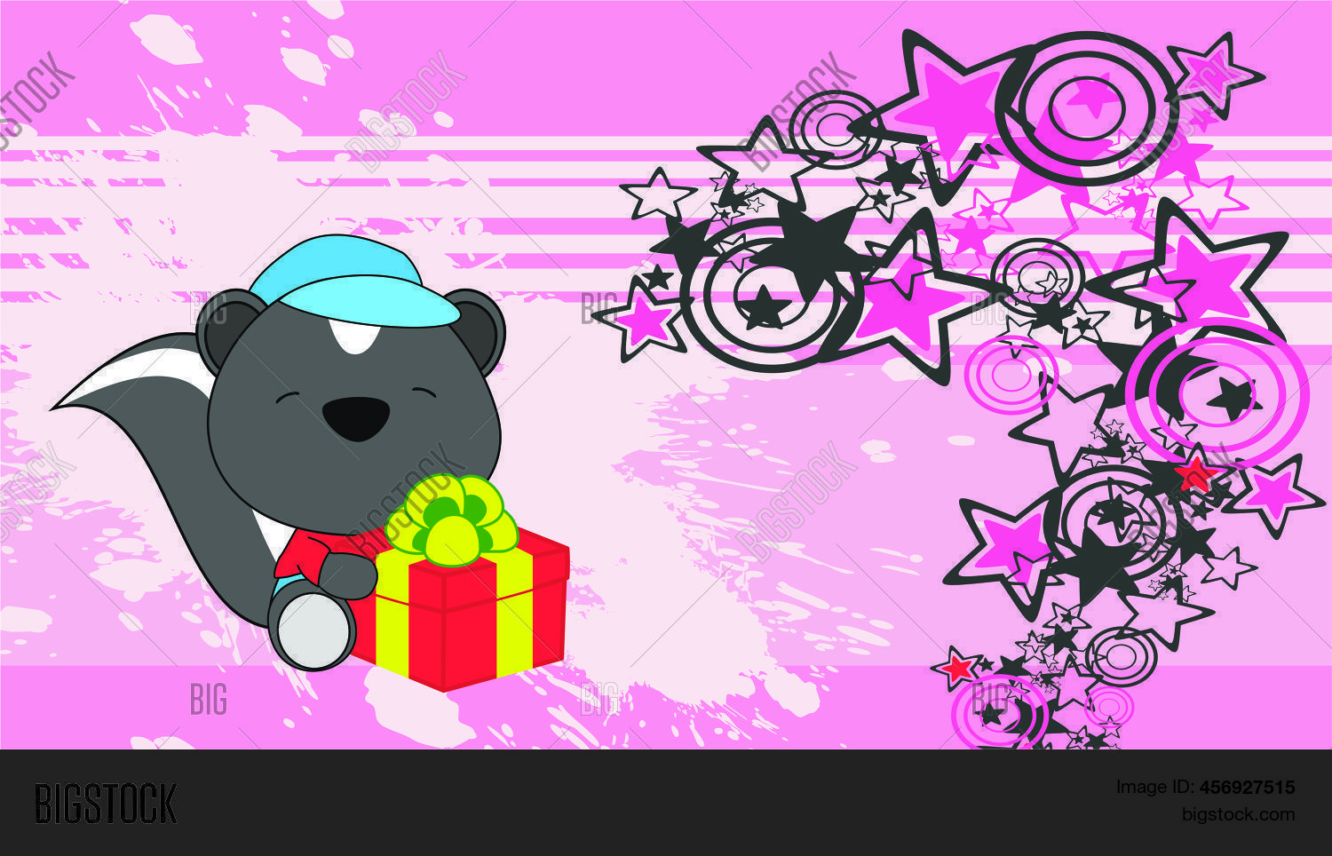 Baby Skunk Chibi Vector & Photo (Free Trial) | Bigstock