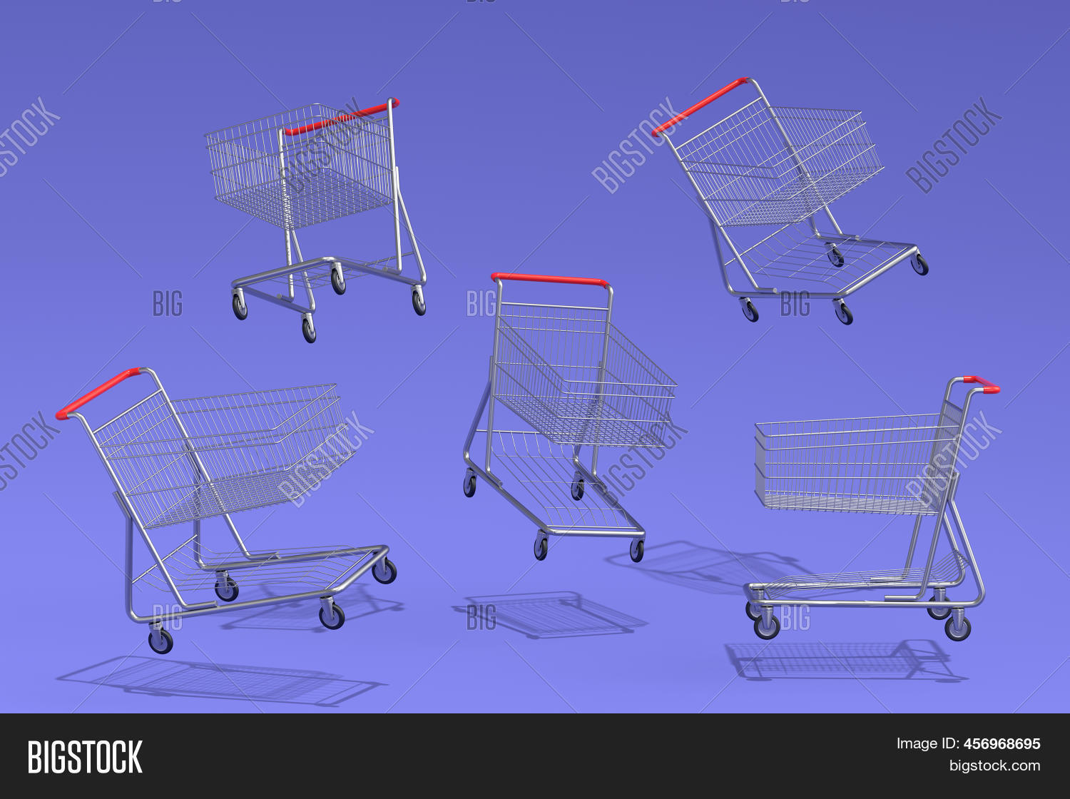 Set Flying Shopping Image & Photo (Free Trial) | Bigstock