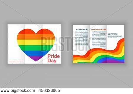 Lgbt Flyer Trifold Vector & Photo (Free Trial) | Bigstock