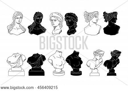 Ancient Greek Bust Vector & Photo (Free Trial) | Bigstock