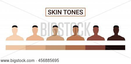 Skin Tone Color Scale Vector & Photo (Free Trial) | Bigstock