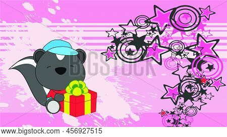 Baby Skunk Chibi Vector & Photo (Free Trial) | Bigstock