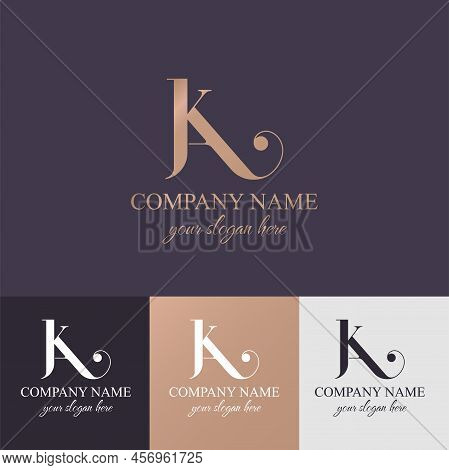 K Letter Monogram. Vector & Photo (Free Trial) | Bigstock