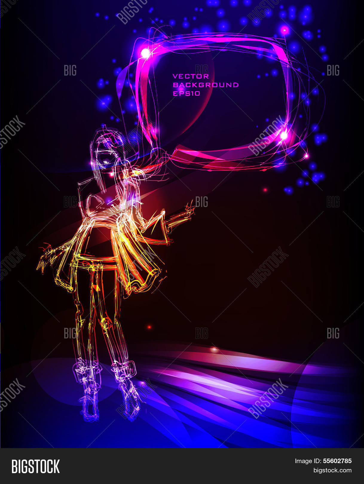 Neon Dance Backgrounds