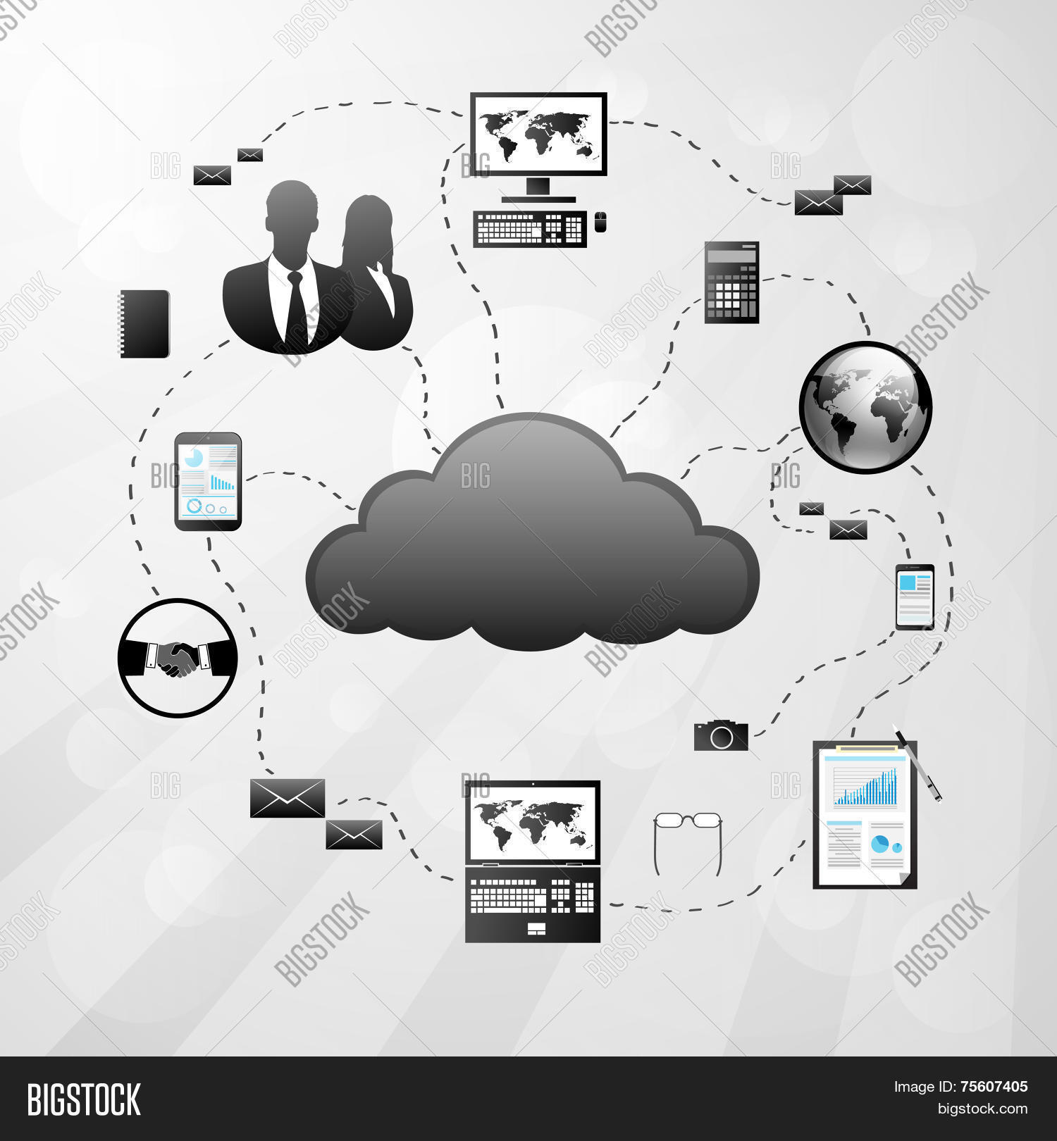 Cloud Internet Vector & Photo (Free Trial) | Bigstock