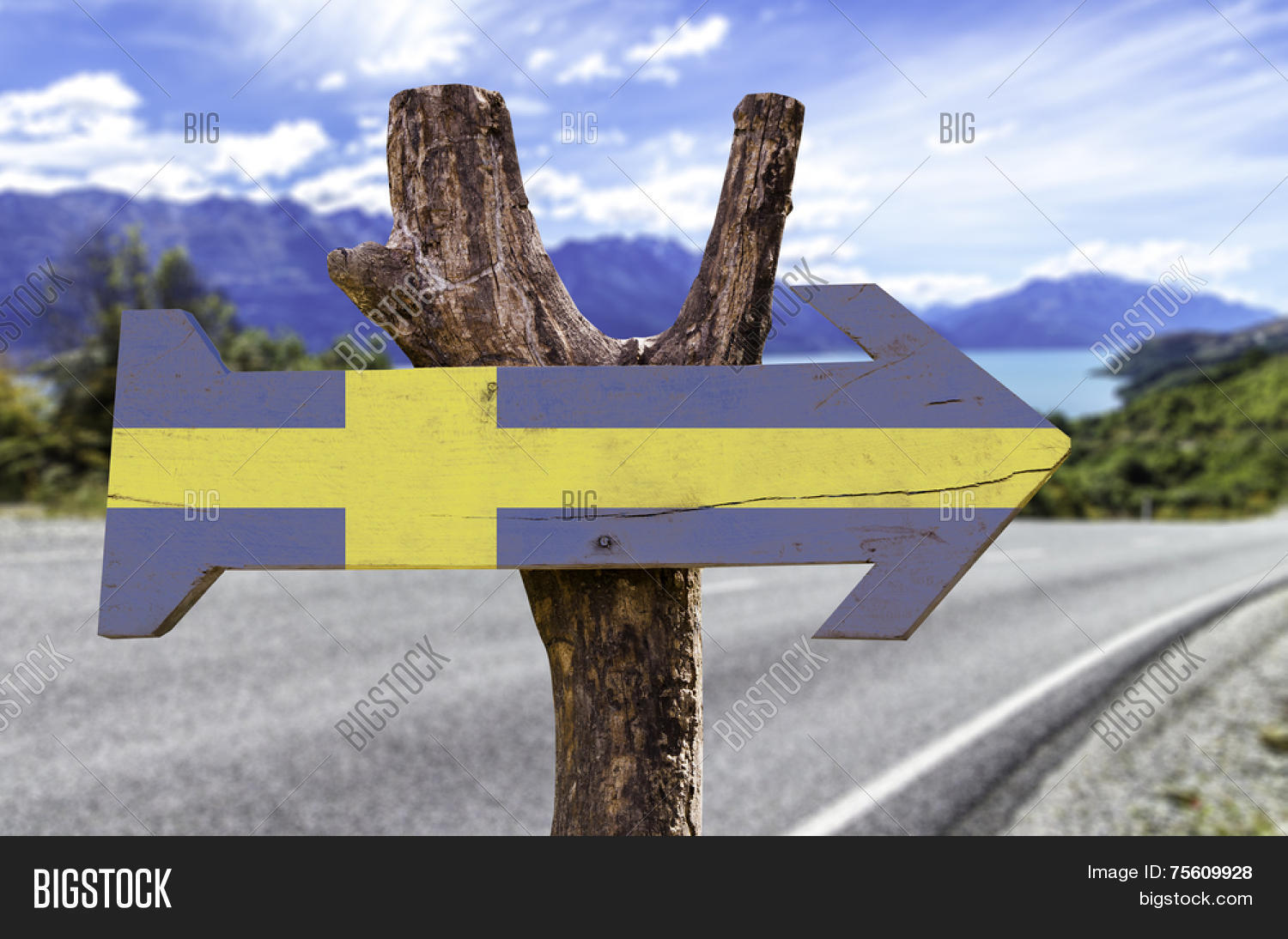 Sweden Wooden Sign Image & Photo (Free Trial) | Bigstock