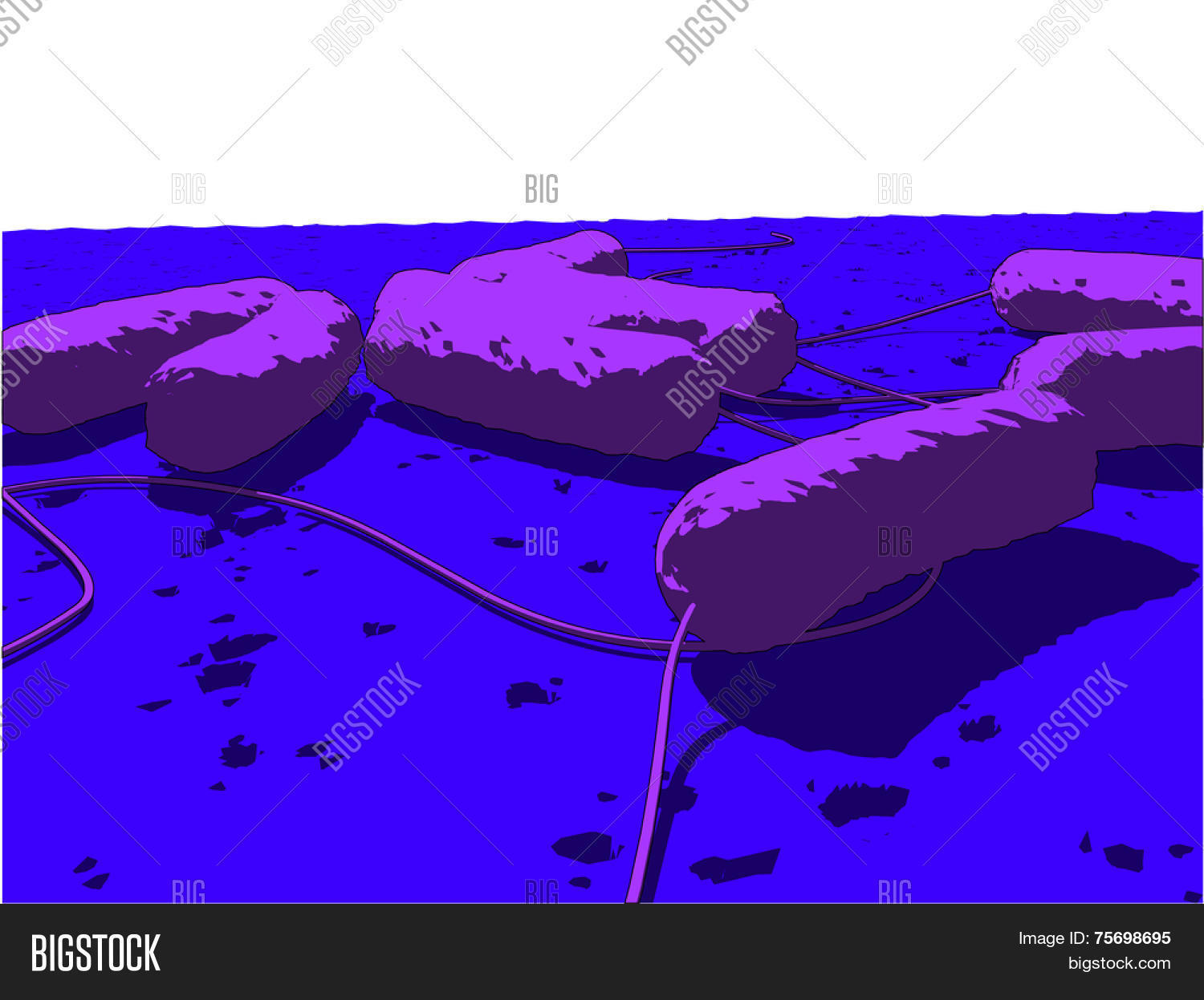 E-coli Bacteria Vector & Photo (Free Trial) | Bigstock