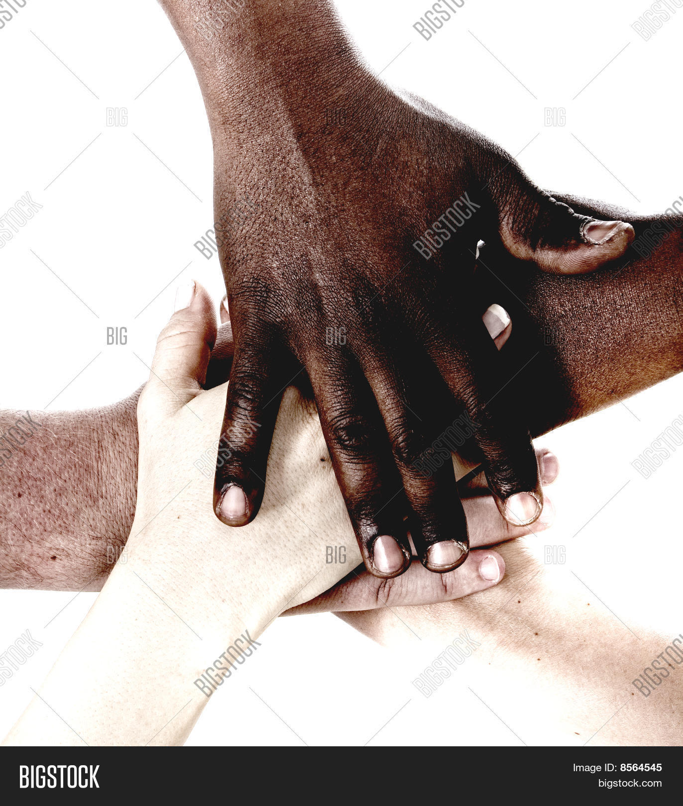 Multiracial Hands Image & Photo (Free Trial) | Bigstock