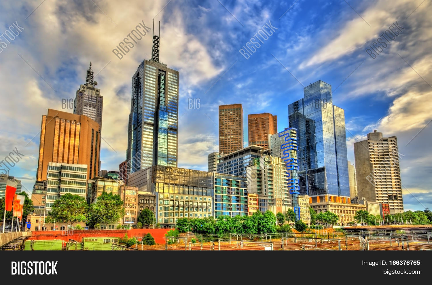 Skyscrapers Melbourne Image & Photo (Free Trial) | Bigstock