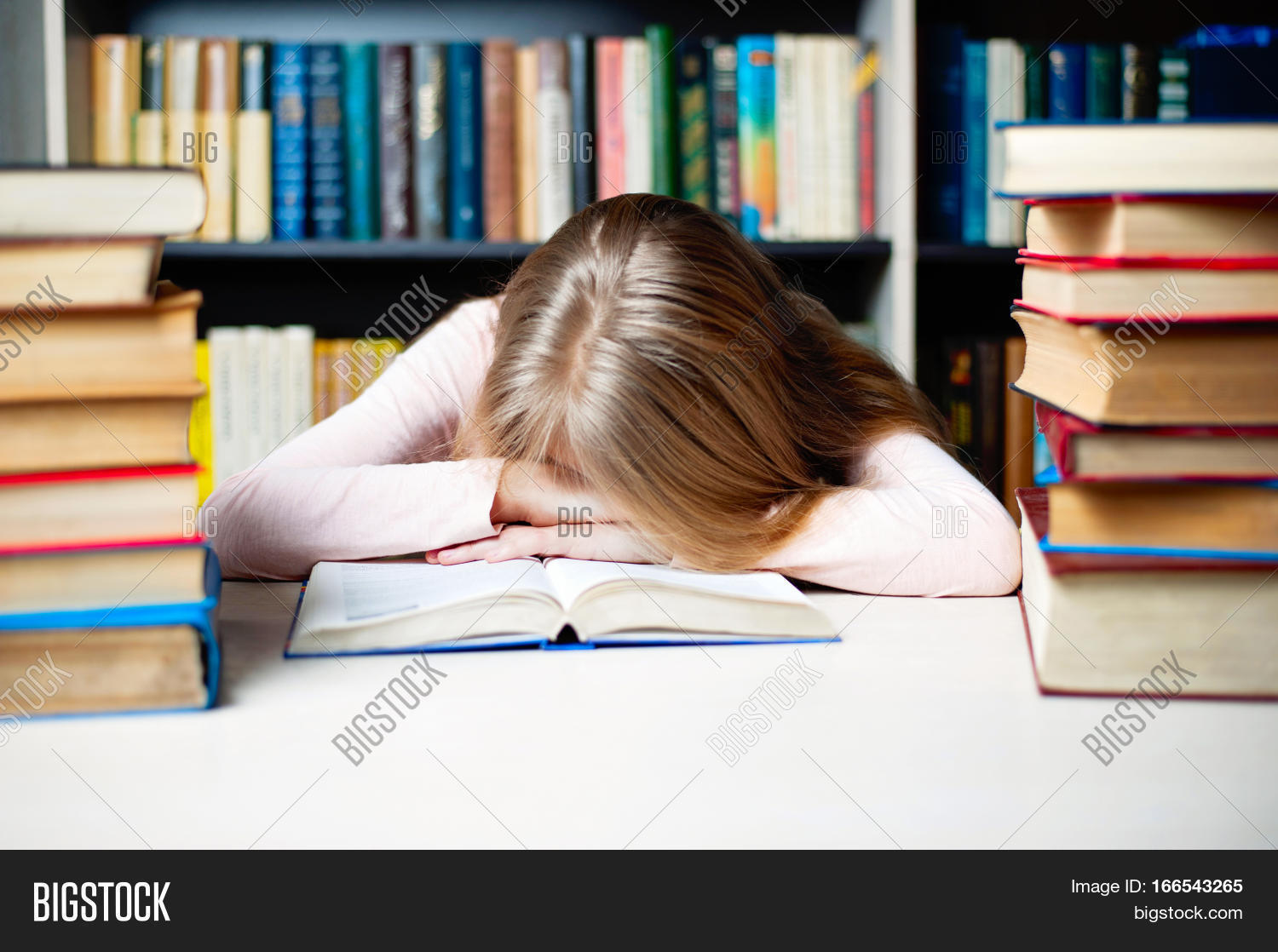 Tired Student Girl Image & Photo (Free Trial) | Bigstock