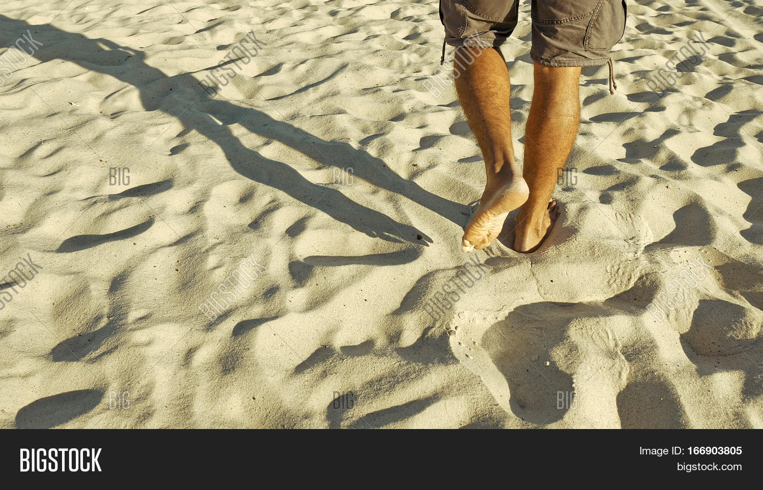 Male Feet Walking On Image & Photo (Free Trial) | Bigstock