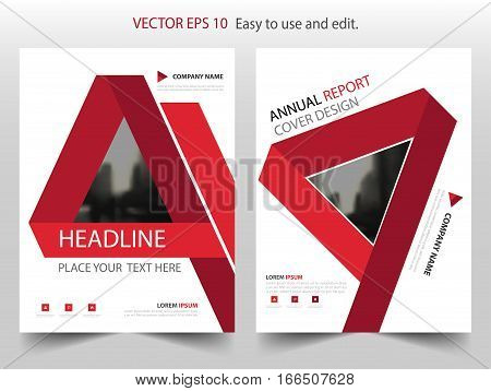 Red Triangle Label Vector & Photo (Free Trial) | Bigstock