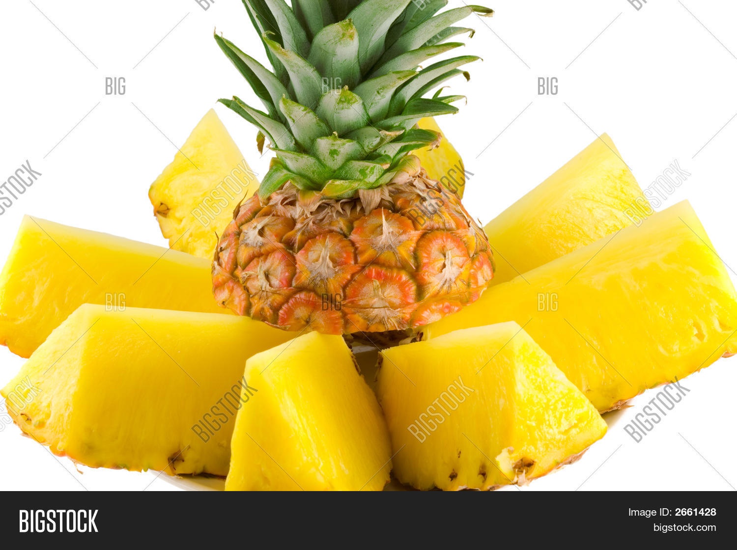 Sliced Pineapple Image & Photo (Free Trial) | Bigstock