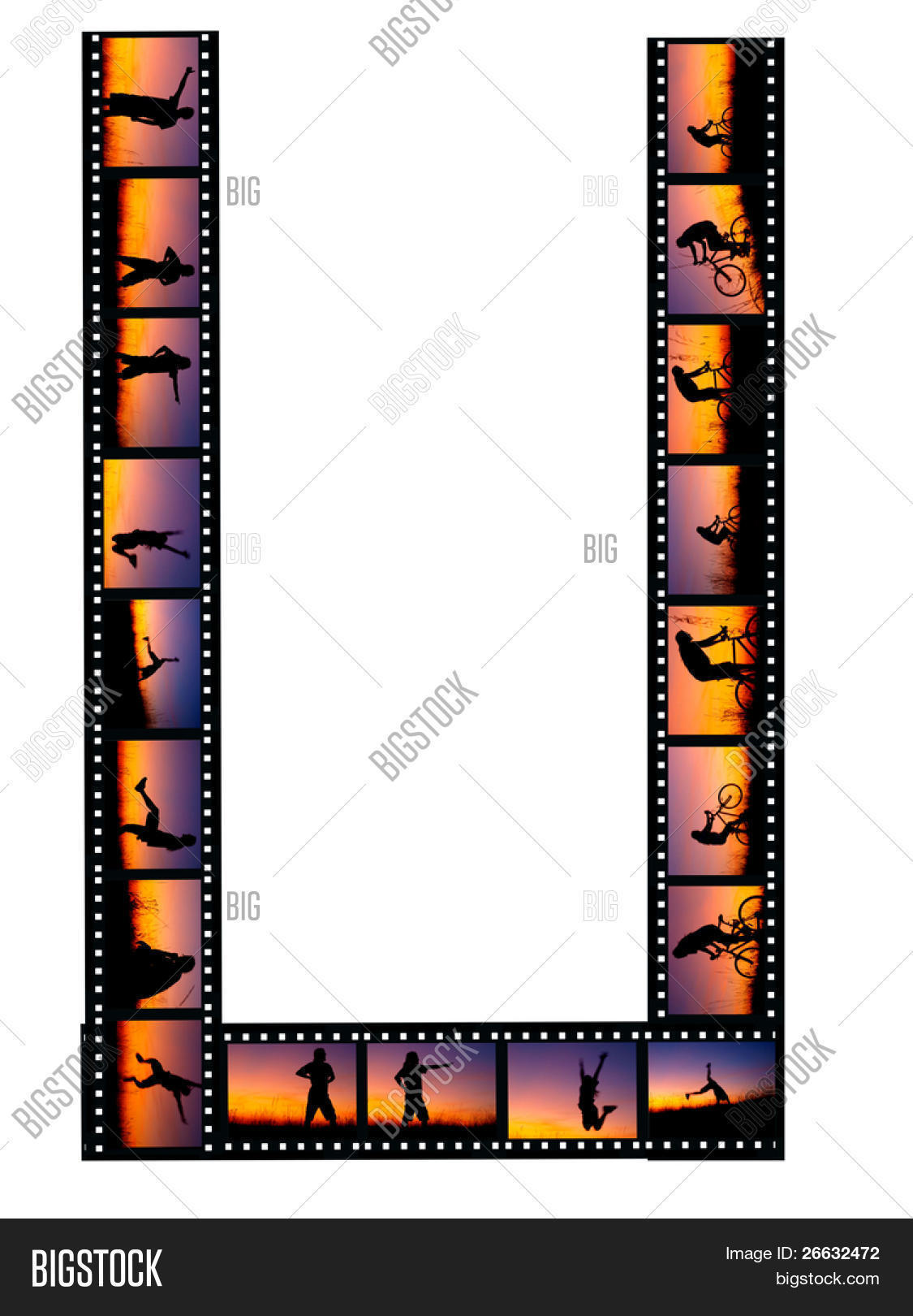 Letter "U" Made Film Image & Photo (Free Trial) | Bigstock